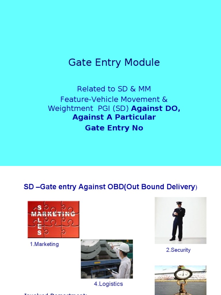 Gate Entry Module | PDF