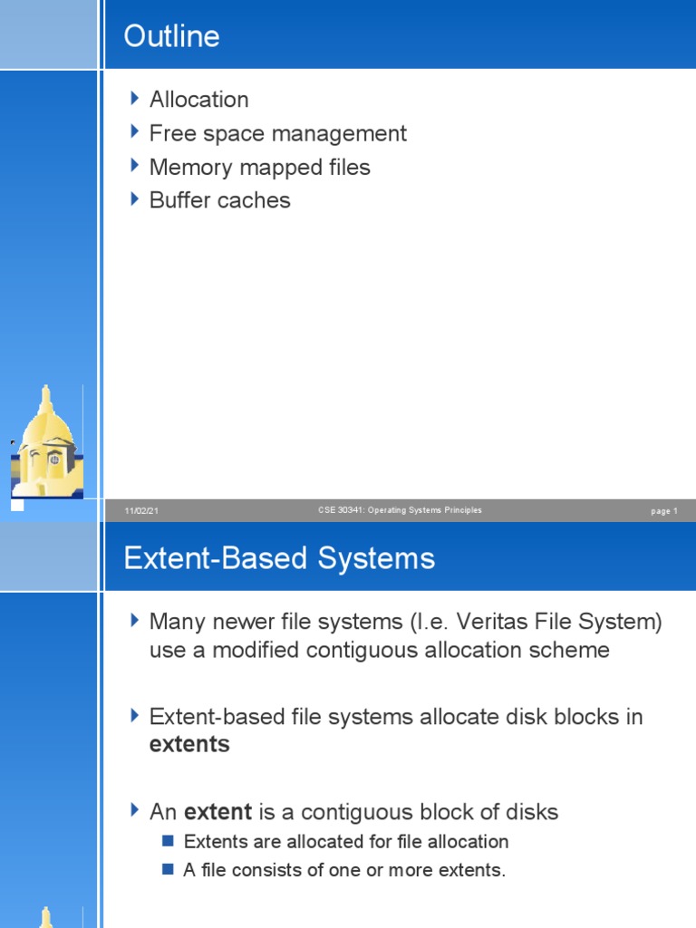 Allocation Free Space Management Memory Mapped Files | PDF | File ...