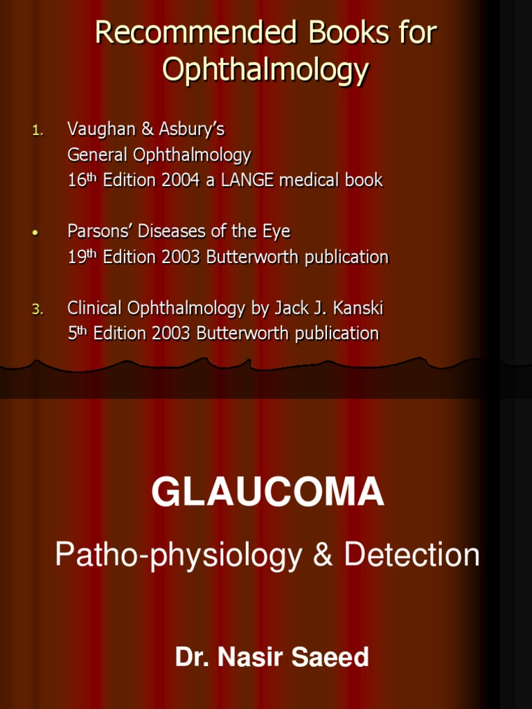 Glaucoma Pathophysiology and Detection | PDF | Glaucoma | Human Eye