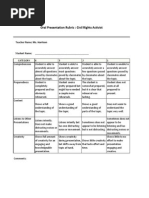 Listening Assessment Rubric (Beginner) | PDF | Learning | Cognition