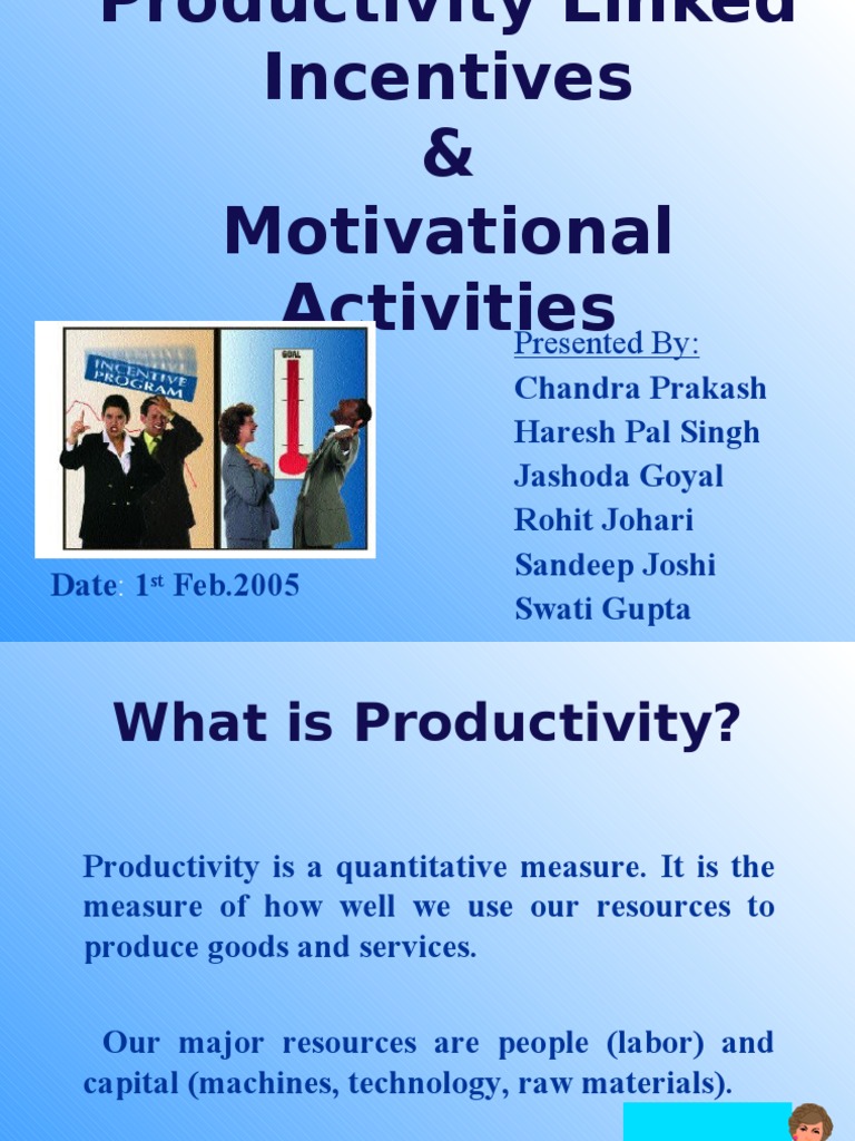 Productivity Linked Incentives Overview | PDF | Wage | Workforce