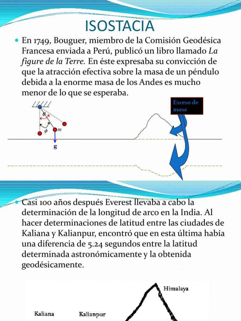 Isostacia de Pratt y Airy | PDF | Física | Earth Sciences
