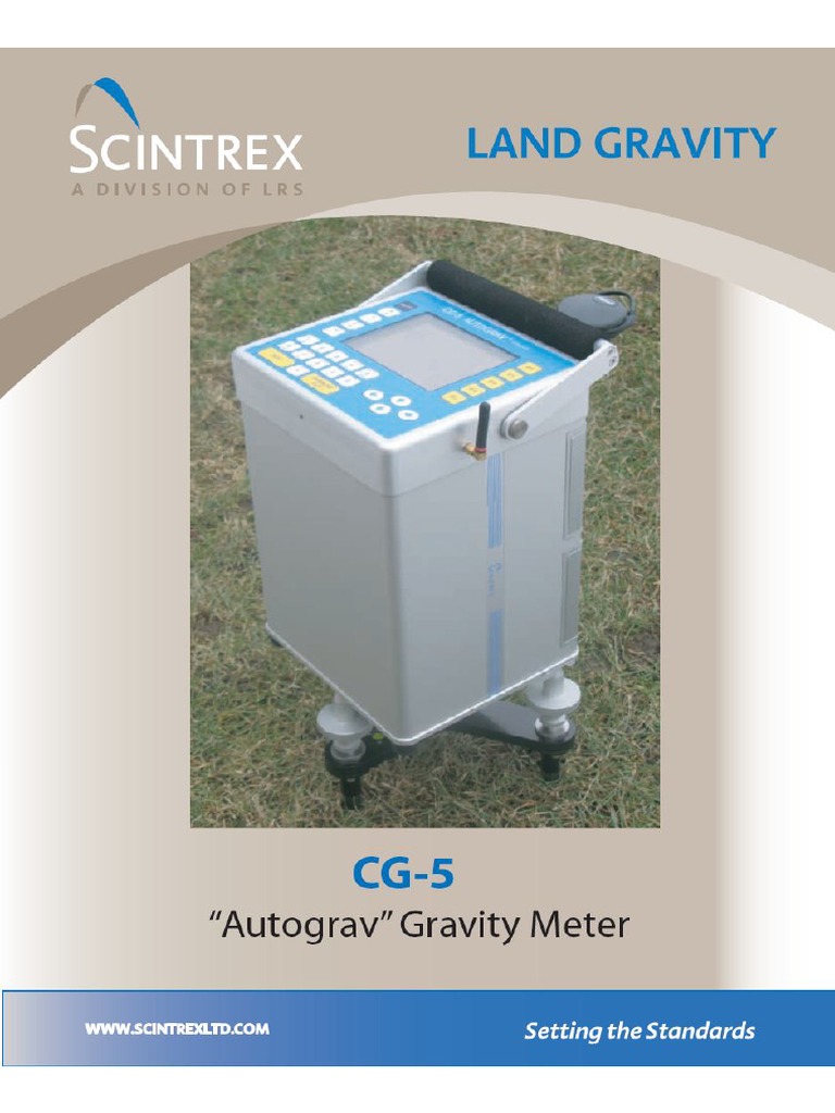 Brochure CG-5 Autograv Gravity Meter | PDF
