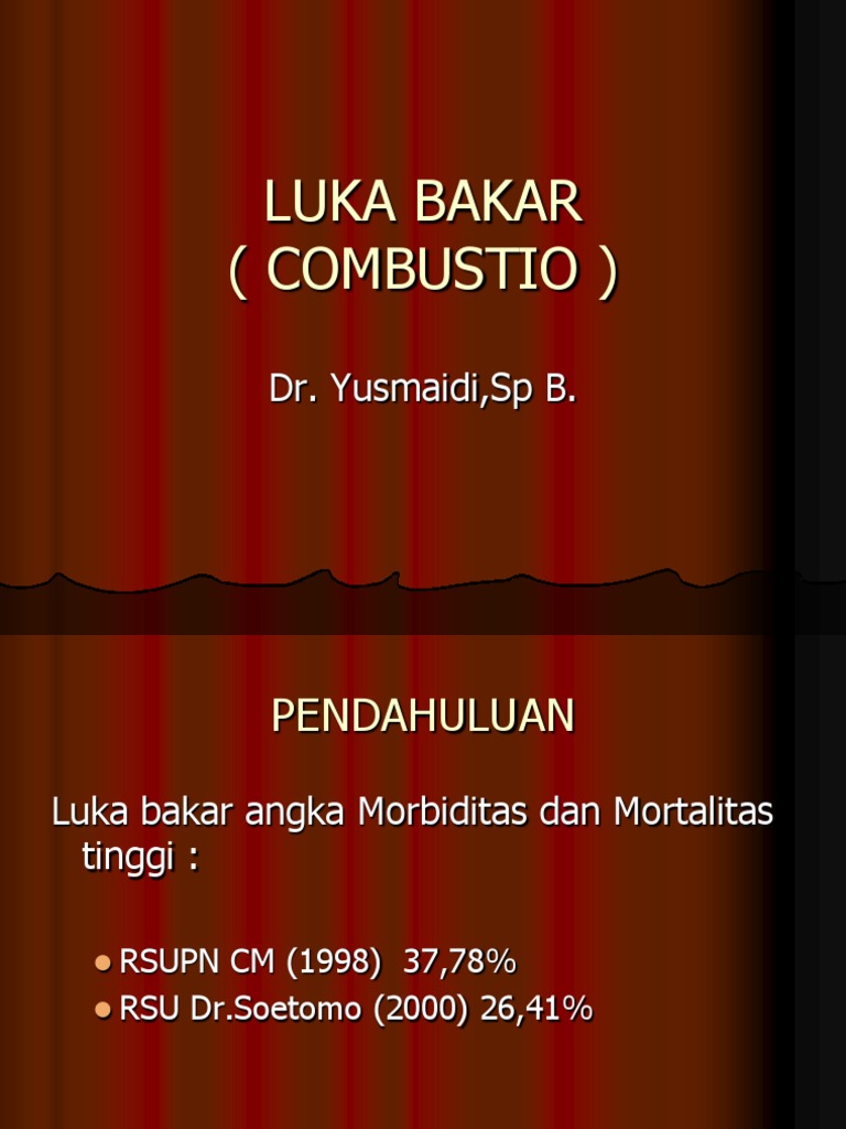 Luka Bakar (Combustio) | PDF