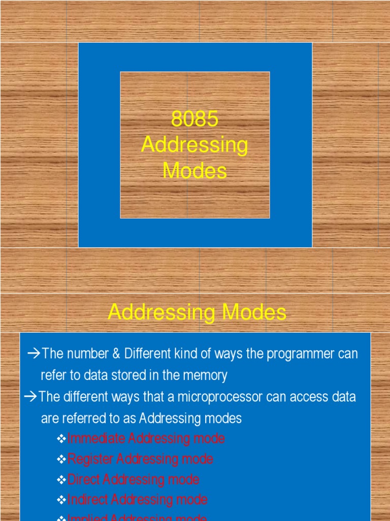 Addressing Mode | PDF | Electronic Engineering | Areas Of Computer Science