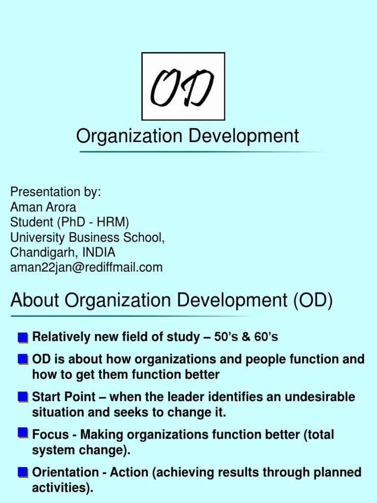 Understanding Organization Development | PDF