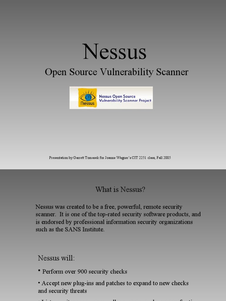 Open Source Vulnerability Scanner | PDF | Linux | Operating System