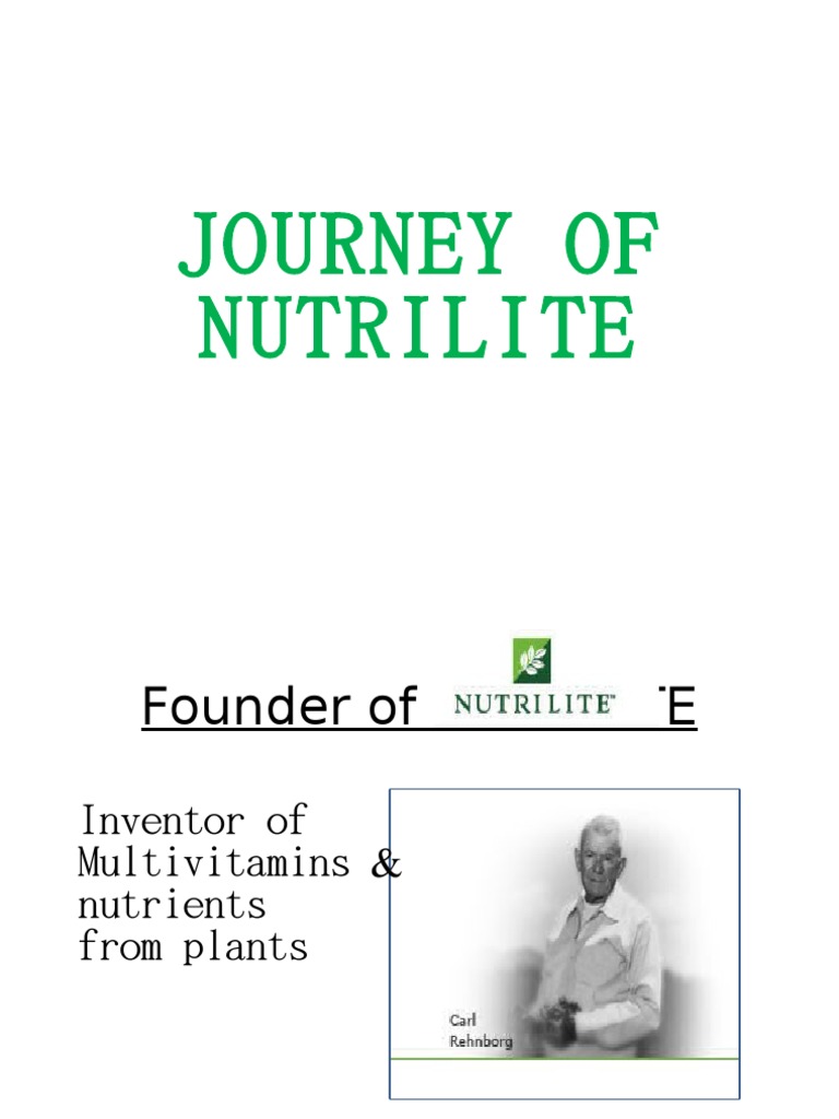 Nutrilite: History and Sustainable Practices | PDF | Broth | Agriculture
