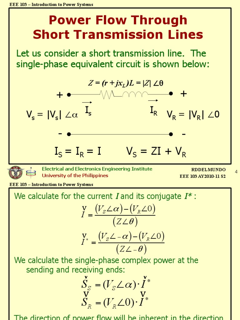 EEE 103 - Load Flow Analysis | PDF | Ac Power | Electrical Substation