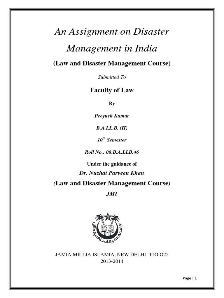 Disaster Management Peeks | PDF | Emergency Management | Hazardous Waste