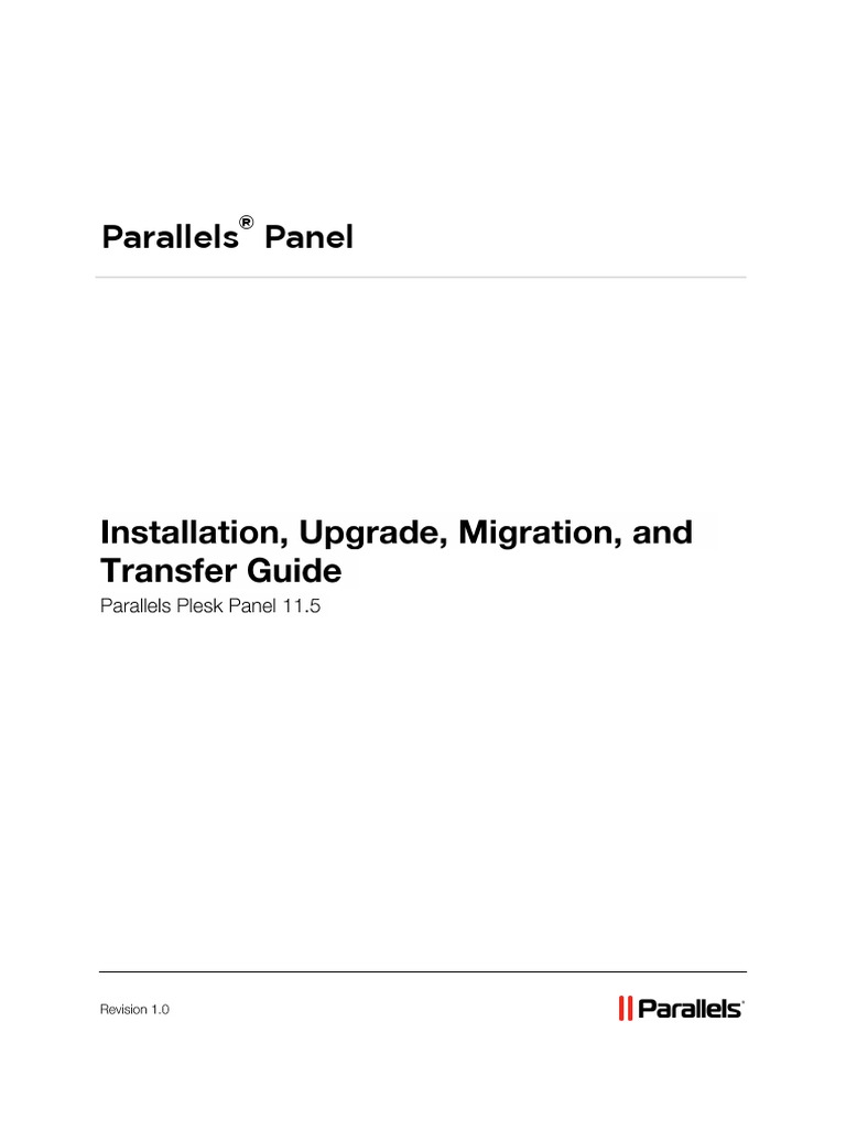 Plesk Installation Upgrade Migration Guide | Download Free PDF | Installation (Computer Programs ...