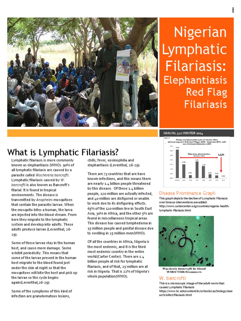 Lymphatic Filariasis Summary | PDF | Public Health | Medicine