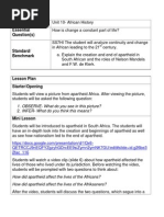 Segregation in South Africa During The 1920s and 1930s | PDF | Racial ...