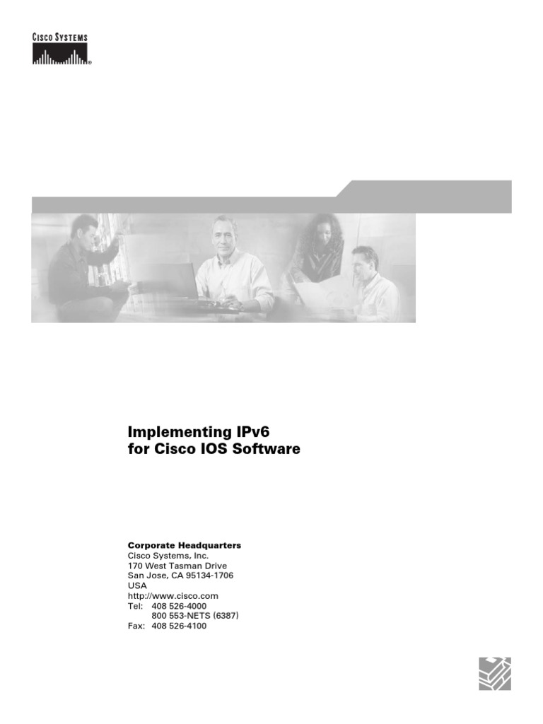 Implementing IPv6 For Cisco IOS Software | PDF | I Pv6 | Internet Protocols