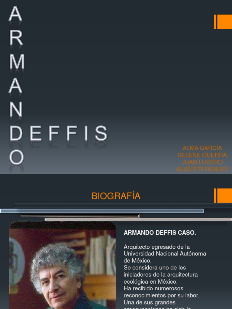 Armando Deffis | PDF | Hogar, jardinería y bricolaje | Tecnología