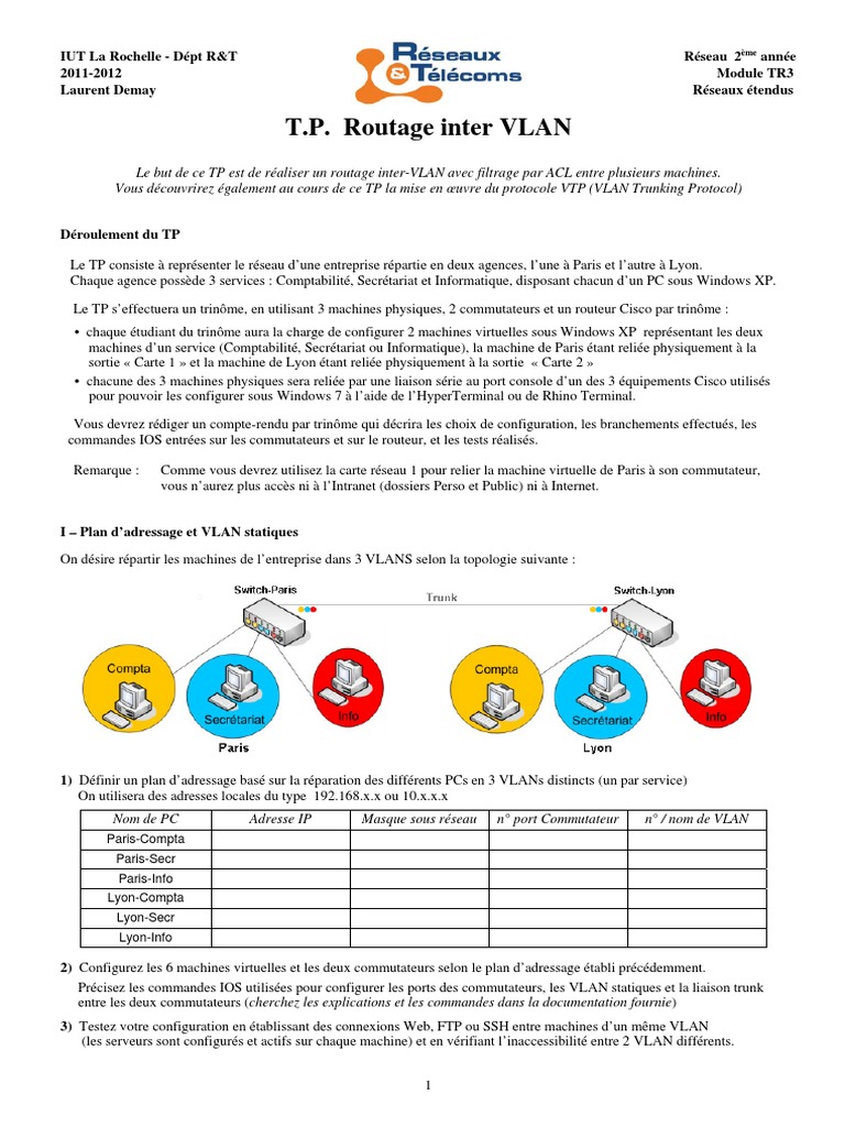 TP Vlan | PDF