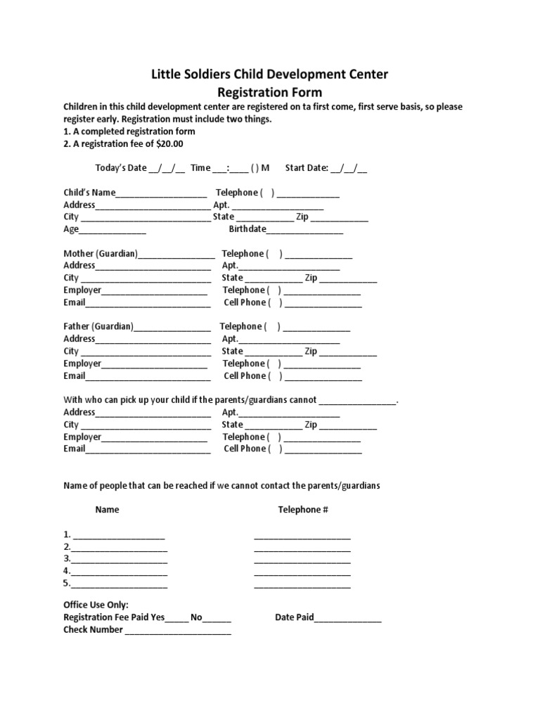 Registration Form 2 PDF