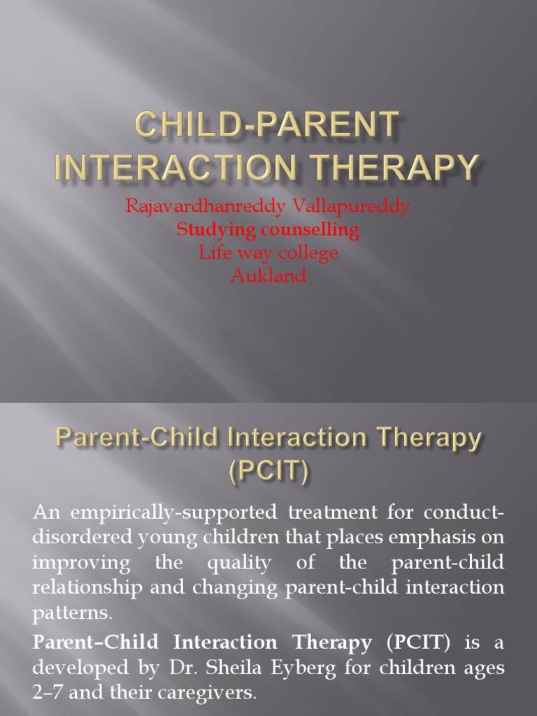 Research Project Pcit | PDF | Attention Deficit Hyperactivity Disorder ...