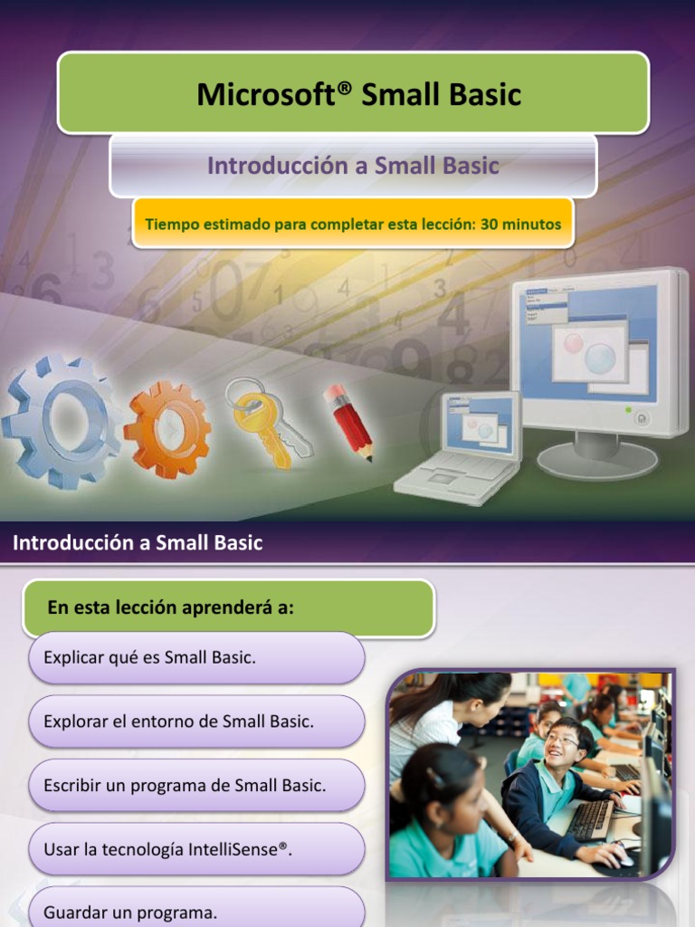 1.1 - Introduccion A Small Basic | Descargar gratis PDF | Básico | Programa de computadora