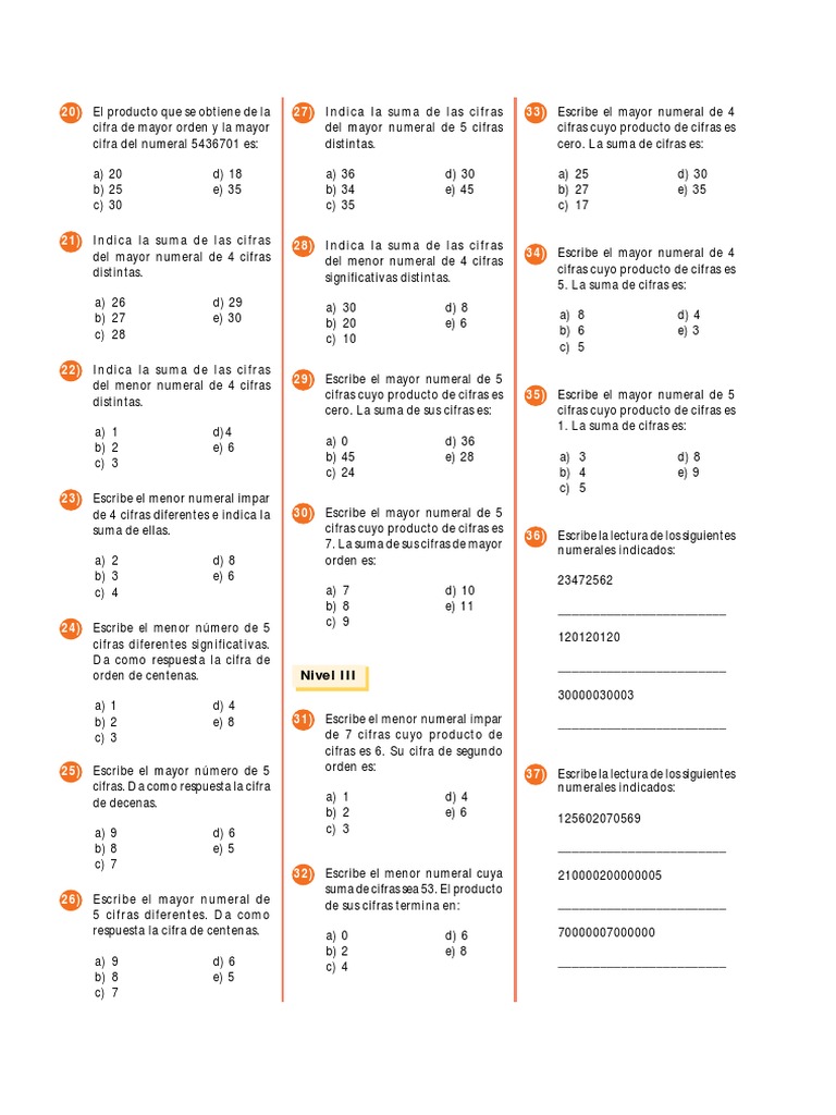 Numeracion Part 02 | Notación Matemática | Lexicología