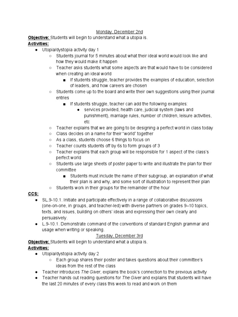 utopia-dystopia activity for the giver | Dystopia | Utopia