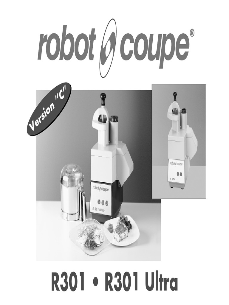R301 - R301 Ultra | PDF | Electrical Connector | Food Processor