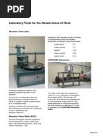 Abrasion Index Testing for Ore Processing | PDF | Mill (Grinding) | Wear