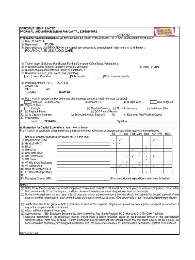 CAPEX | PDF | Capital Expenditure | Expense