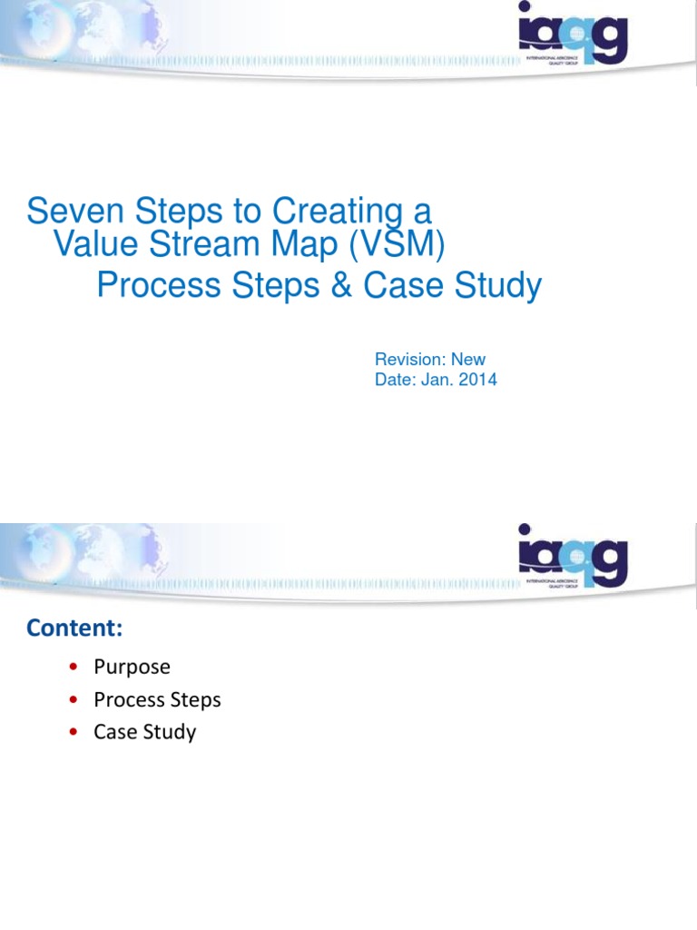 Seven Steps To Creating A Value Stream Mapping JAN2014 | PDF ...