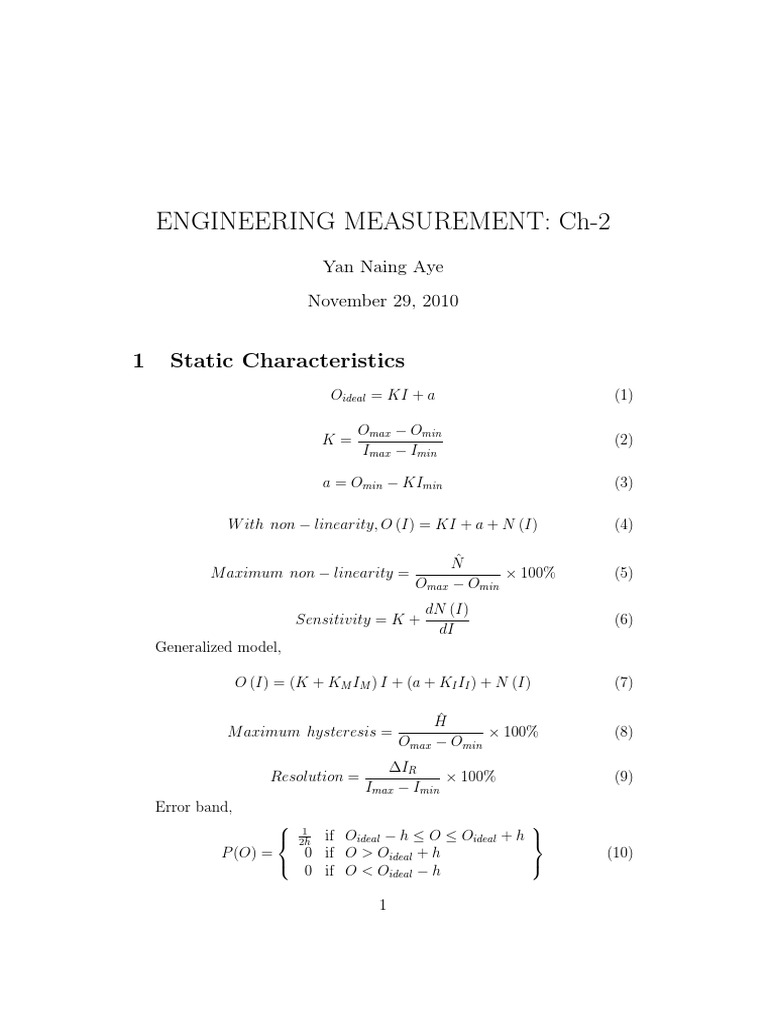 Engineering Measurements ch2 Solution | PDF | Teaching Mathematics ...