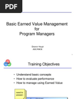 DoD Earned Value Management Gold Card | PDF