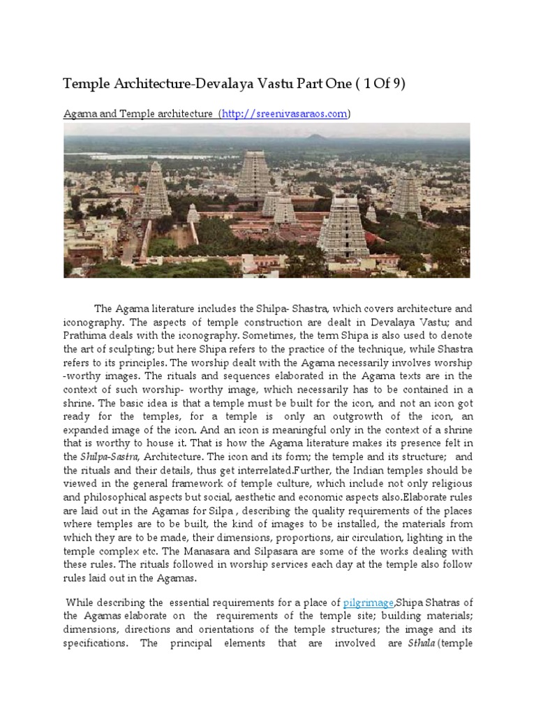 Designing A Temple | PDF | Indian Religions | Religion And Belief