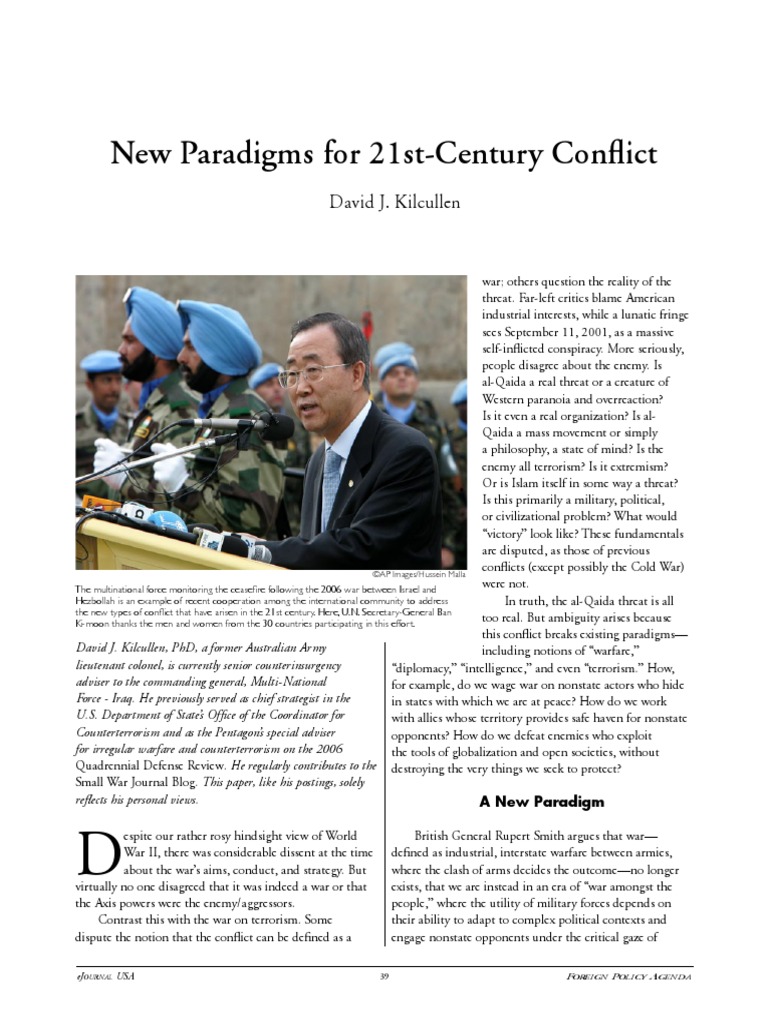 New Paradigms For 21st Century Conflict | PDF | Military | Counter ...