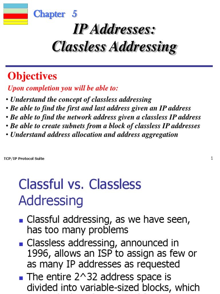 Classless IP | PDF | Ip Address | Computer Network