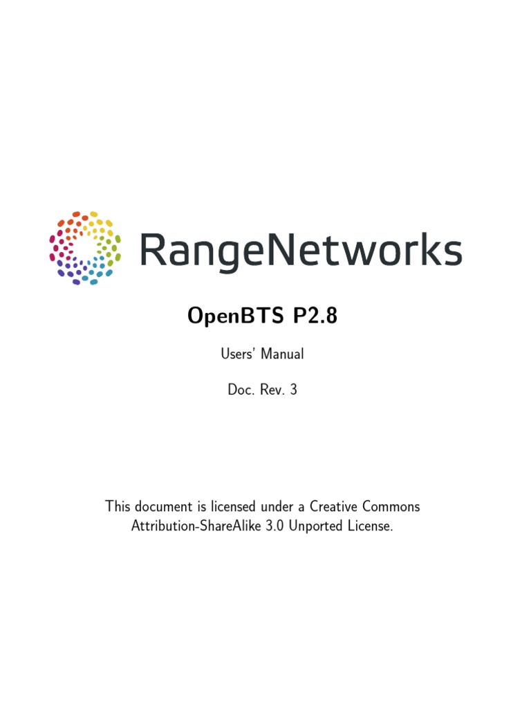 OpenBTS P2.8 Users' Manual Doc. Rev. 3 (OpenBTS) | PDF | Session ...