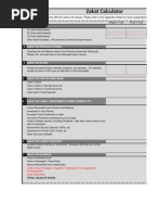Zakat Calculator in Excel | PDF | Stocks | Profit (Accounting)