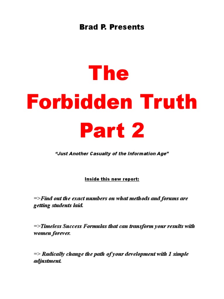 Forbidden Truth Part 2 PDF | PDF | Internet | Computing And Information ...