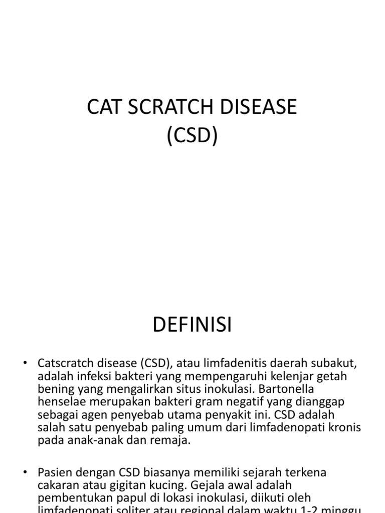 Cat Scratch Disease | PDF