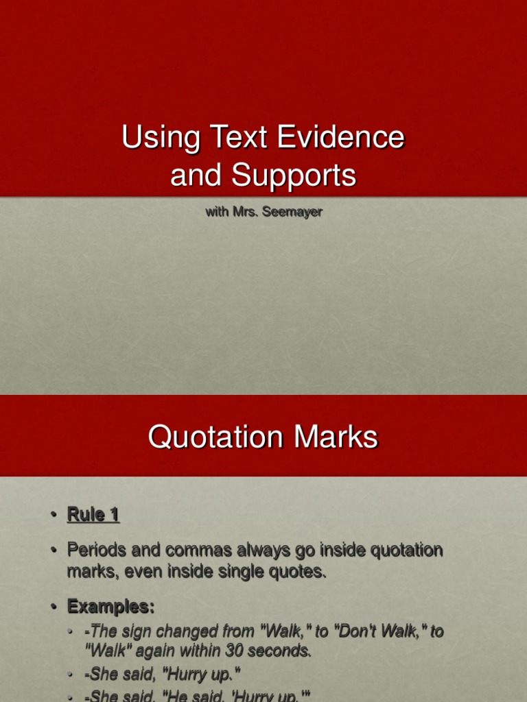 4 - Quotations and Citations | PDF | Sic | Citation