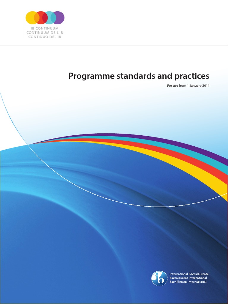 2014 Programme Standards and Practices | PDF | Educational Assessment ...