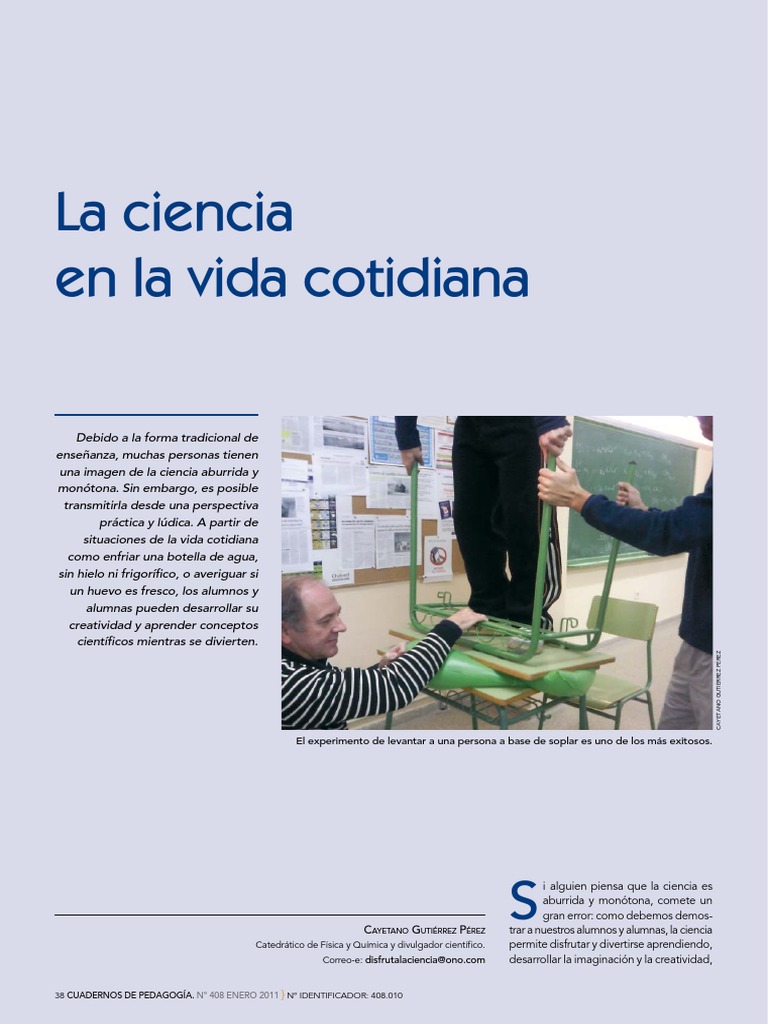 La Ciencia en La Vida Cotidiana | PDF | Science | Vida