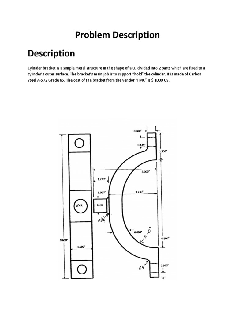 Bracket Calc New | PDF | Stress (Mechanics) | Welding
