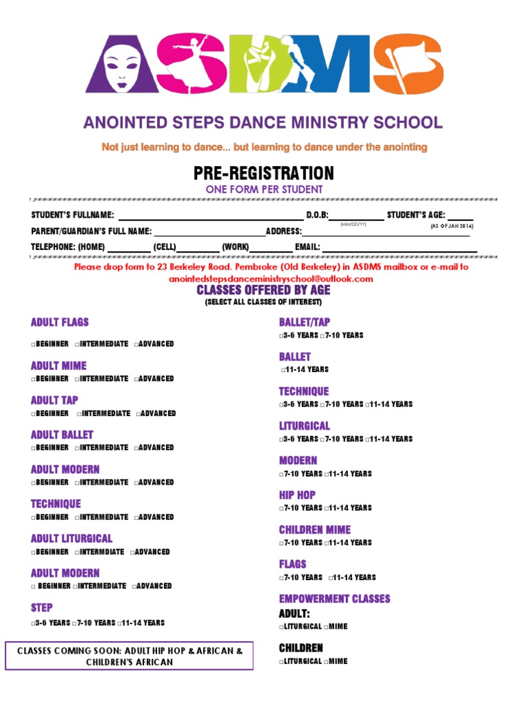 Pre Registration Form | PDF
