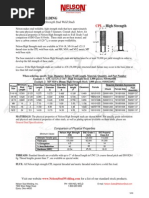 Nelson Stud Welding - CFL Fully Threaded Studs | PDF | Metalworking ...