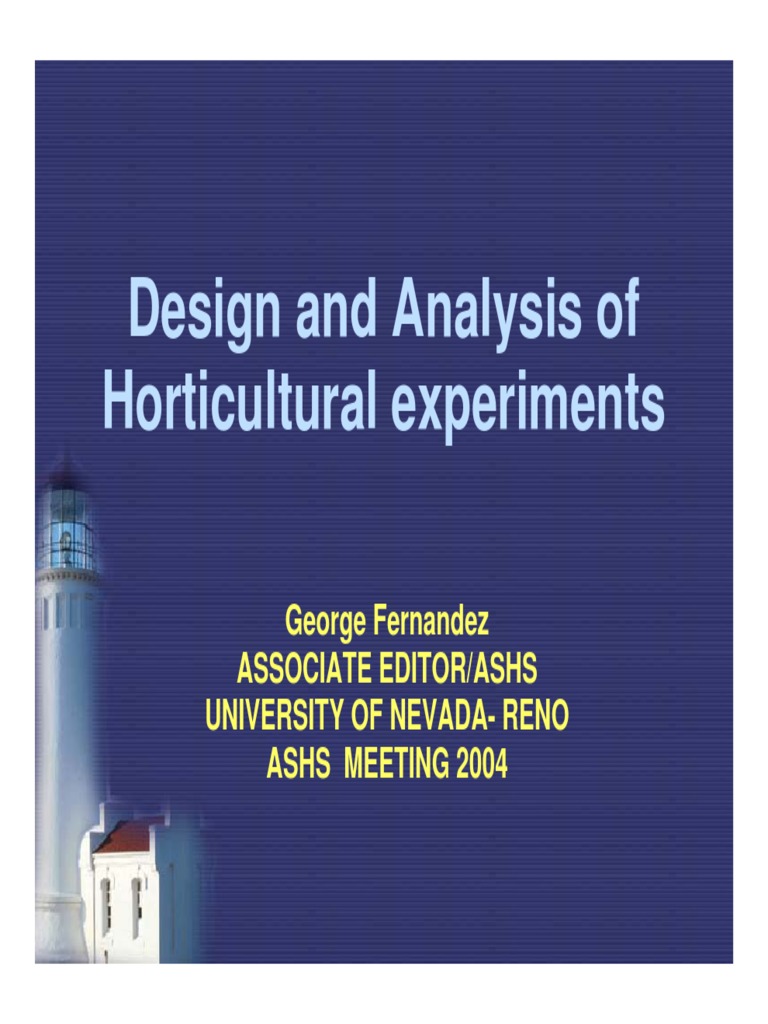 Design Experiments | PDF | Analysis Of Variance | Analysis Of Covariance