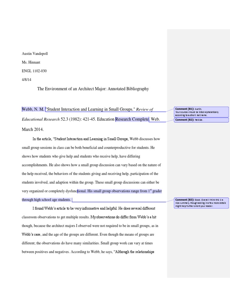 Annotated Bib 2nd Draft | PDF | Motivation | Motivational