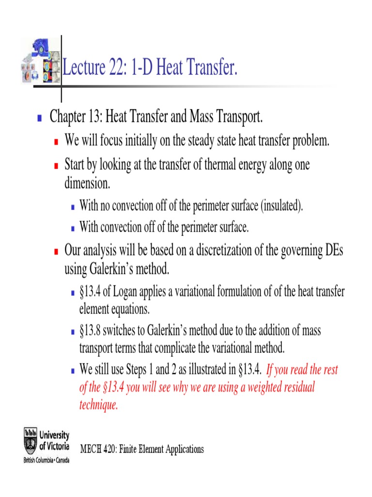 Finite Element Heat Transfer Heat Transfer Finite Element Method