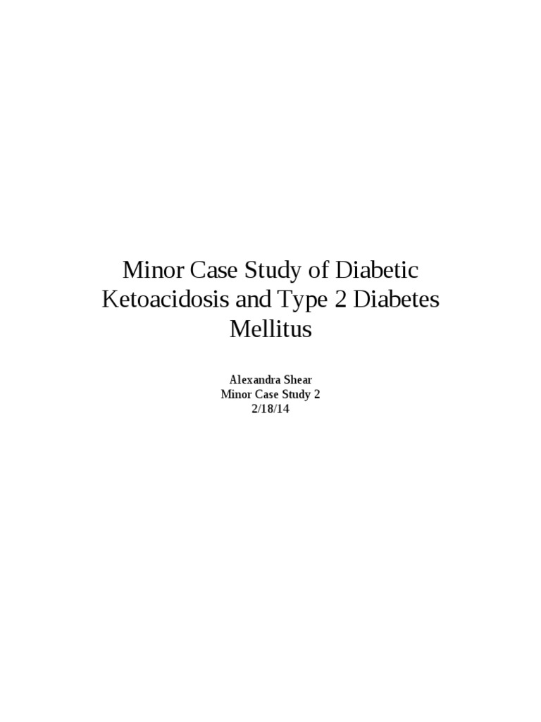 Dka Case Study | PDF | Pancreas | Biology