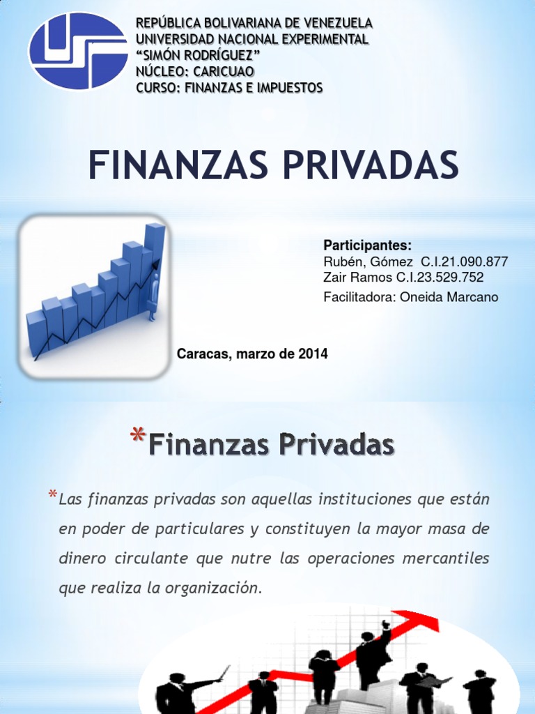 (UNIDAD VI) Finanzas Privadas | PDF | Ciencias económicas | Economía ...