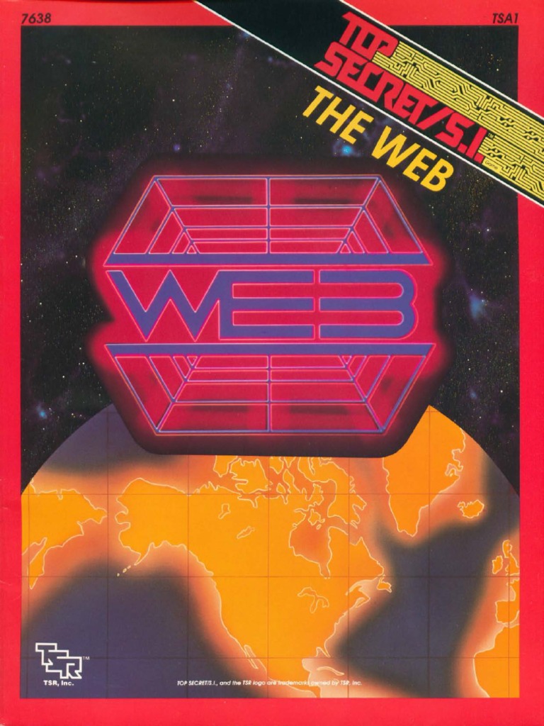 TSR Top Secret S.I. RPG - Tsa1 - The Web | PDF